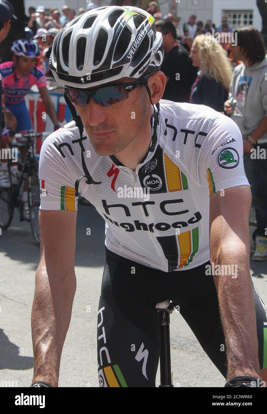 Marco Pinotti During the Tour d'Italie 2011 Lienz - Monte Zoncolan 170 ...