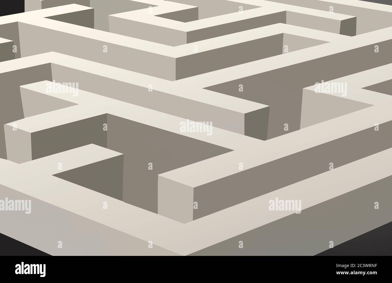 3d labyrinth maze hi-res stock photography and images - Alamy