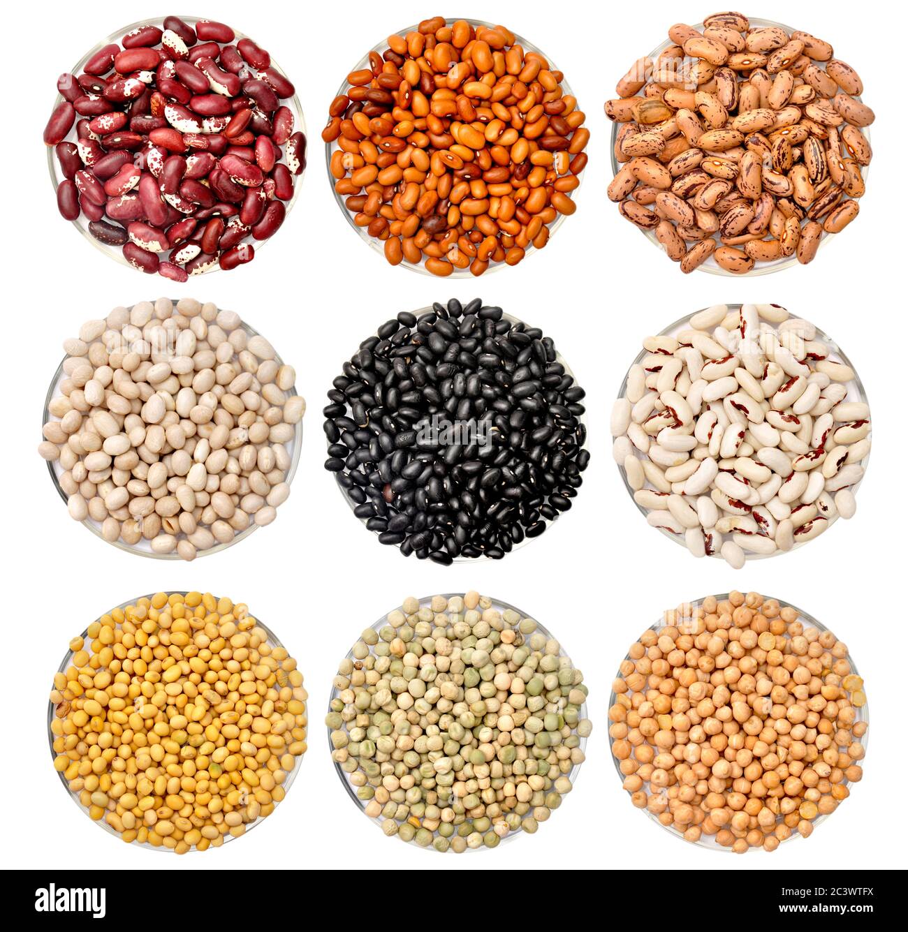 Colored beans. Variations and mix food Stock Photo - Alamy
