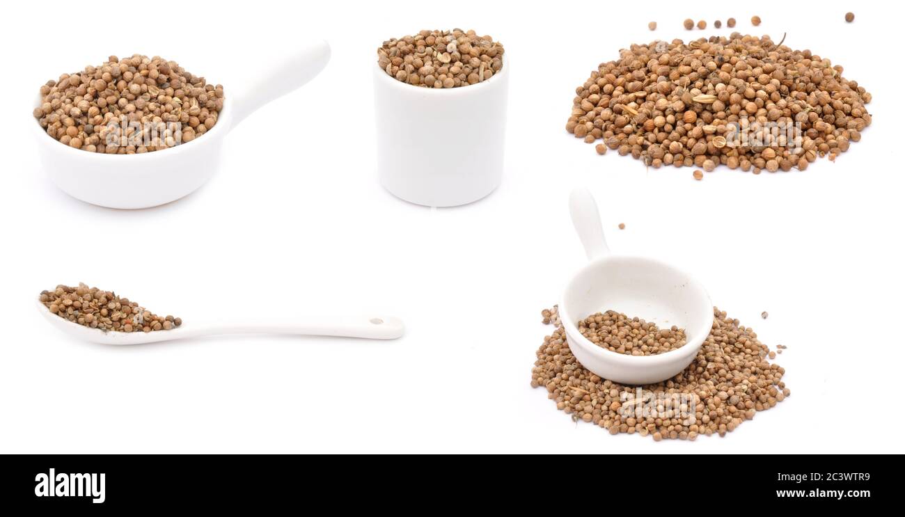 Set coriander hi-res stock photography and images - Alamy