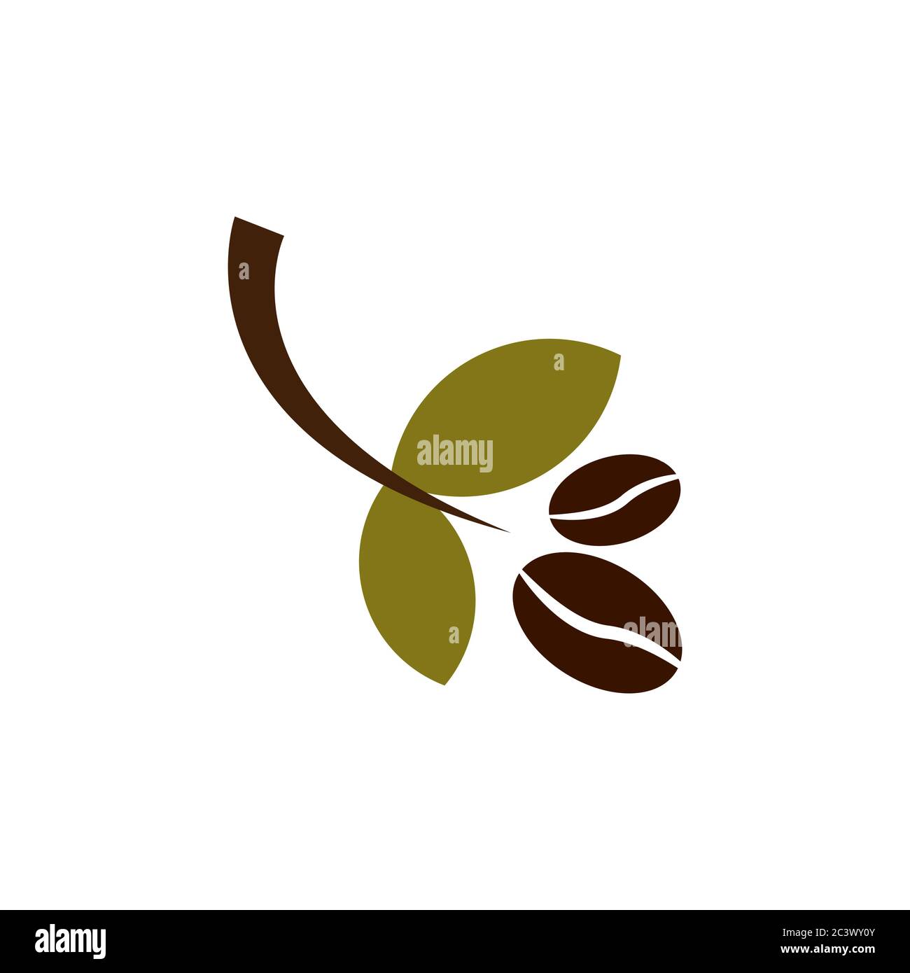 Coffee Bean Plant Vector Coffee Beans Plant With Luxury Classic Frame