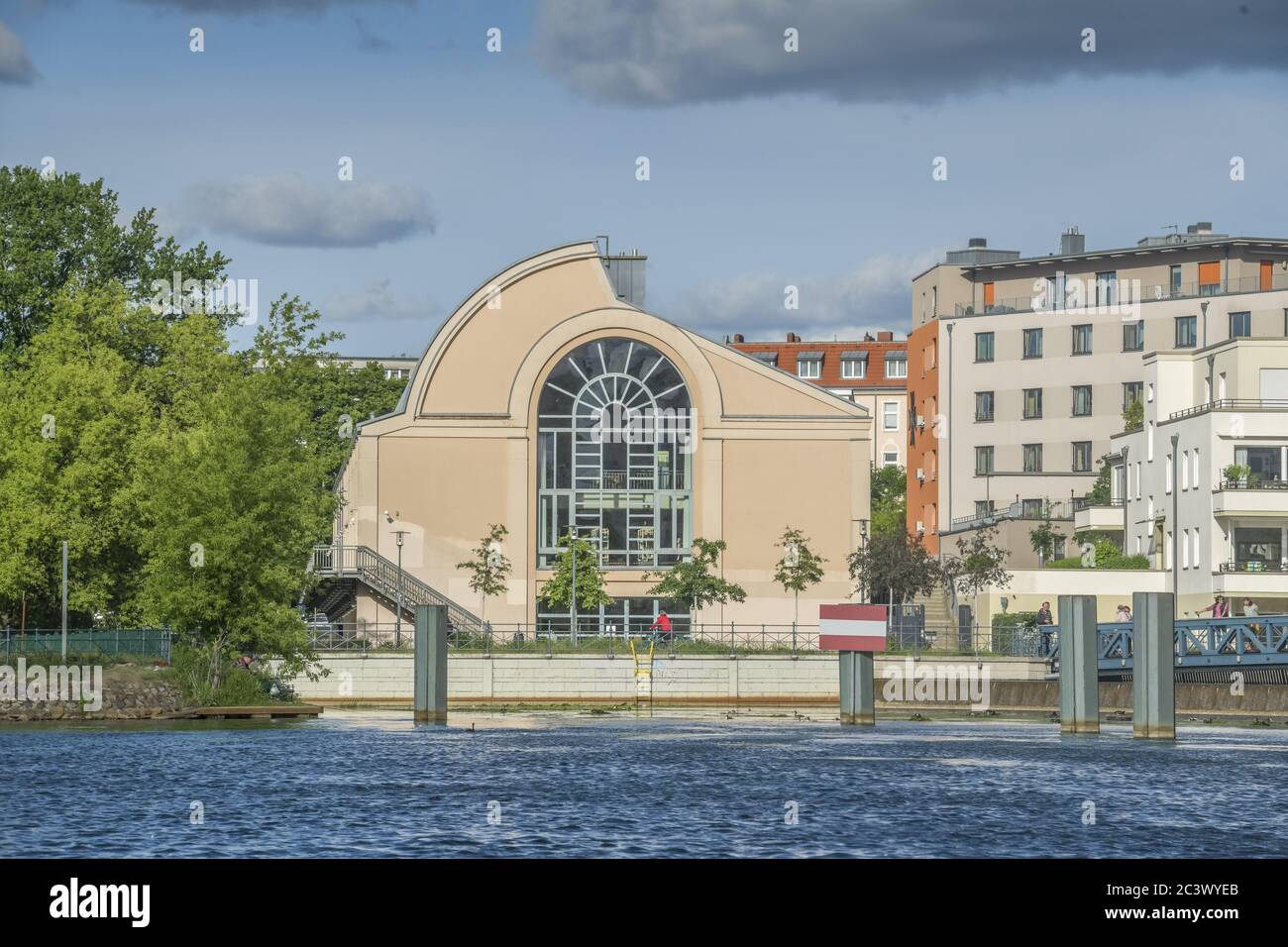Humboldt Library, Tegeler Hafen, Tegel, Reinickendorf, Berlin, Germany ...