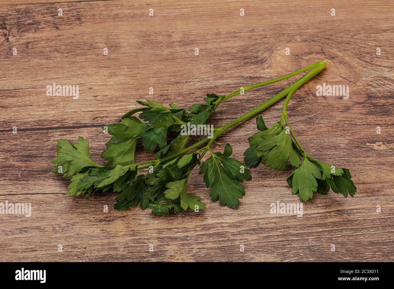 Aroma Green fresh parsley branch herb Stock Photo - Alamy