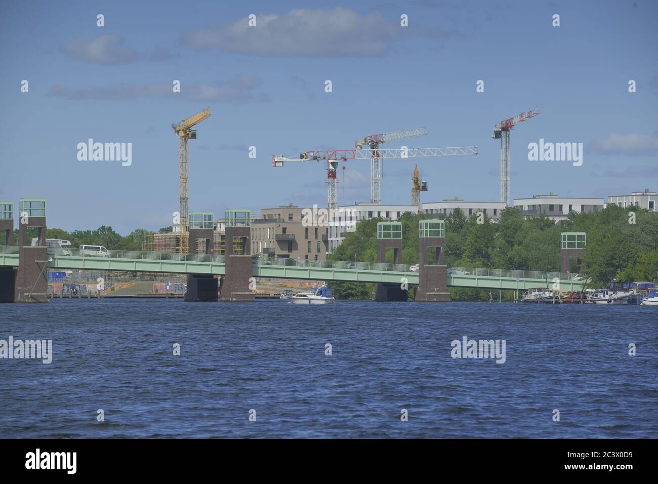 Development area Waterkant, Spandau pier, Haselhorst, Spandau, Berlin ...