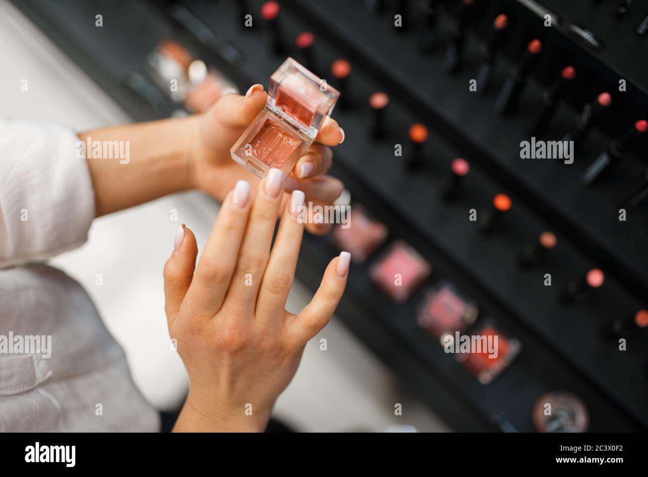 Lipstick tester hi-res stock photography and images - Alamy
