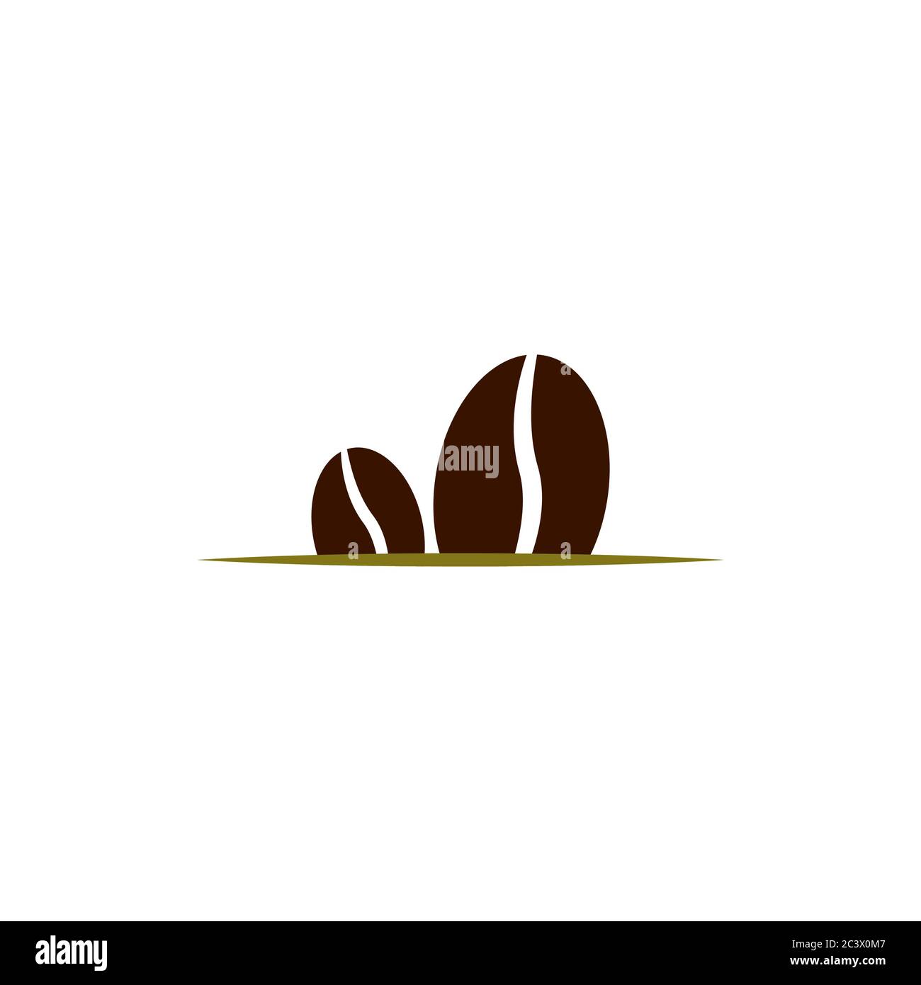 coffee beans vector design template illustration Stock Vector Image ...
