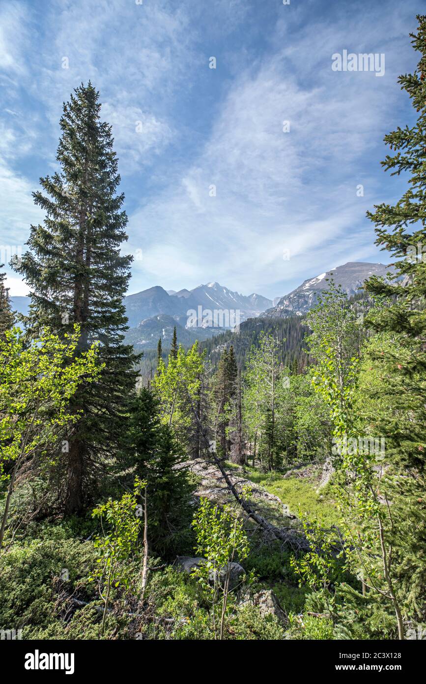 Rocky Mountain National Park Landscape with Deep Depth of Field ...