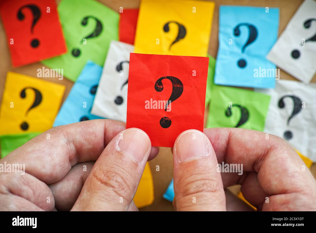 Person question mark hi-res stock photography and images - Alamy