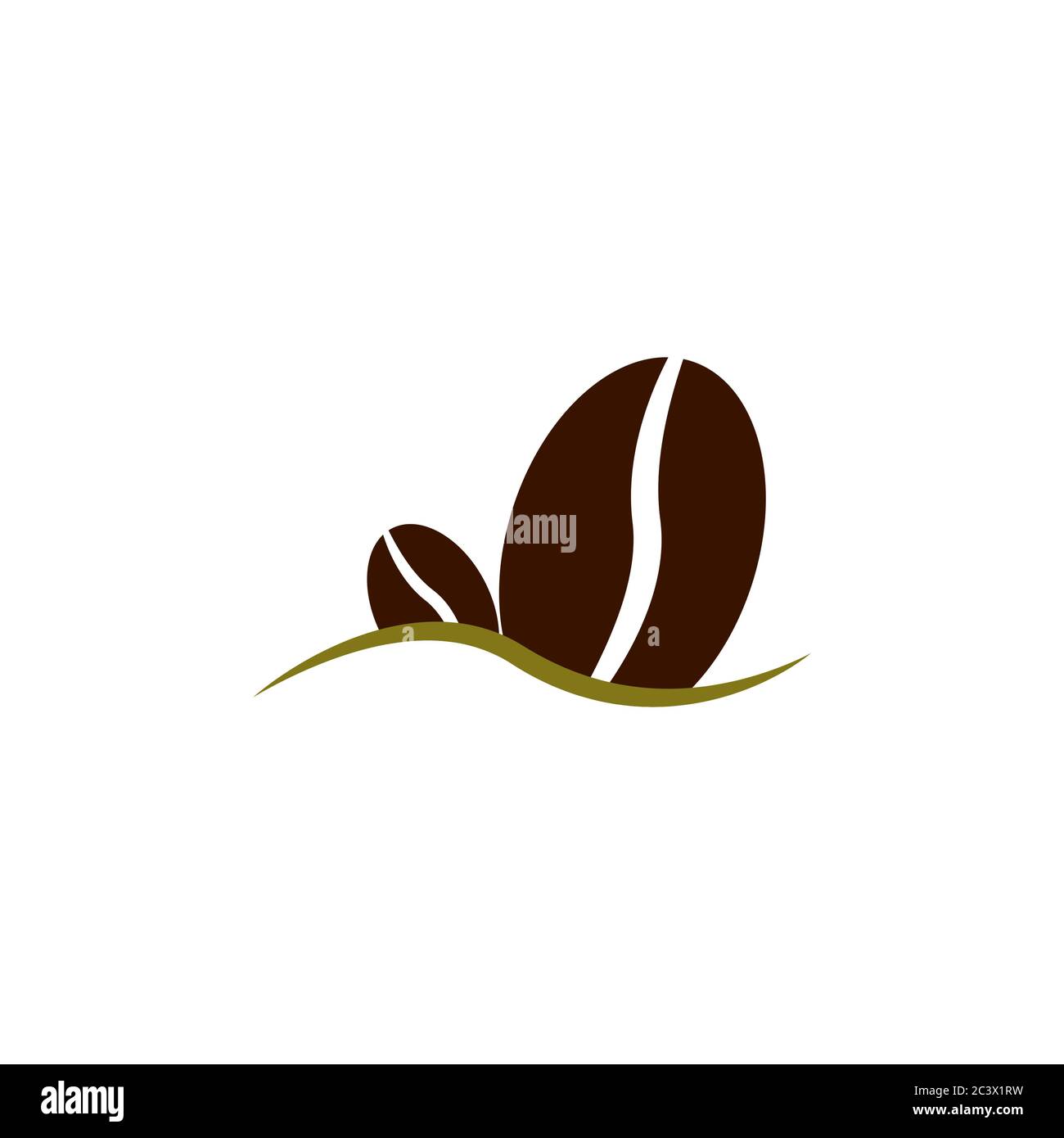 coffee beans vector design template illustration Stock Vector Image ...