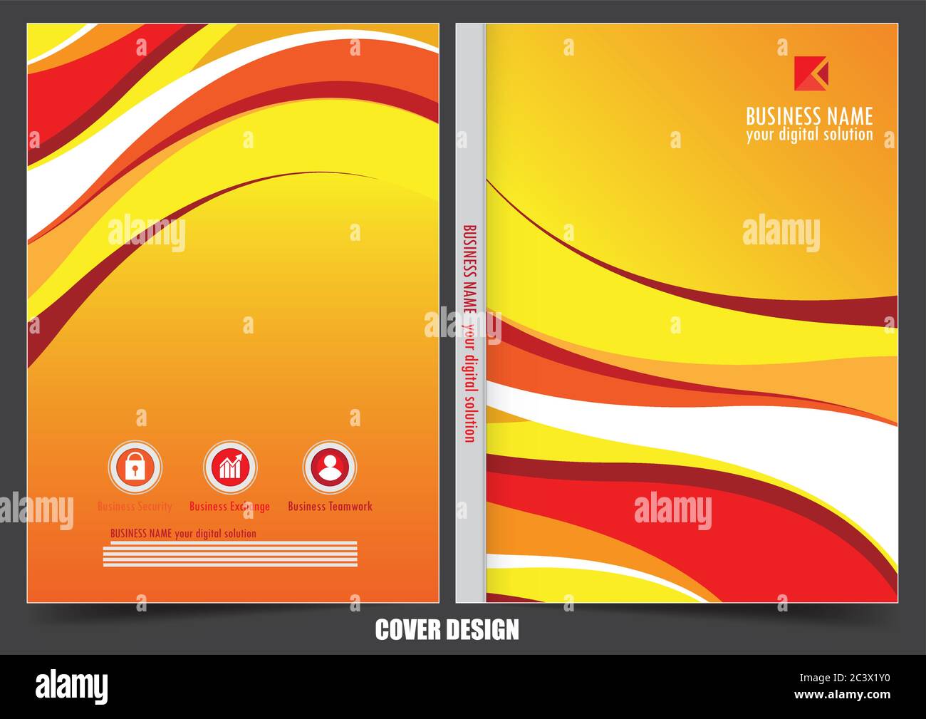 Annual report cover Business design Stock Vector Image & Art - Alamy