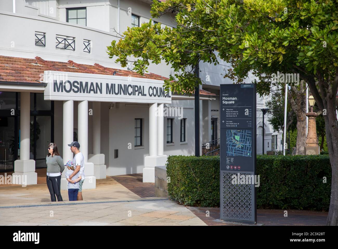 Australian council offices in Mosman suburb of Sydney,NSW,Australia ...