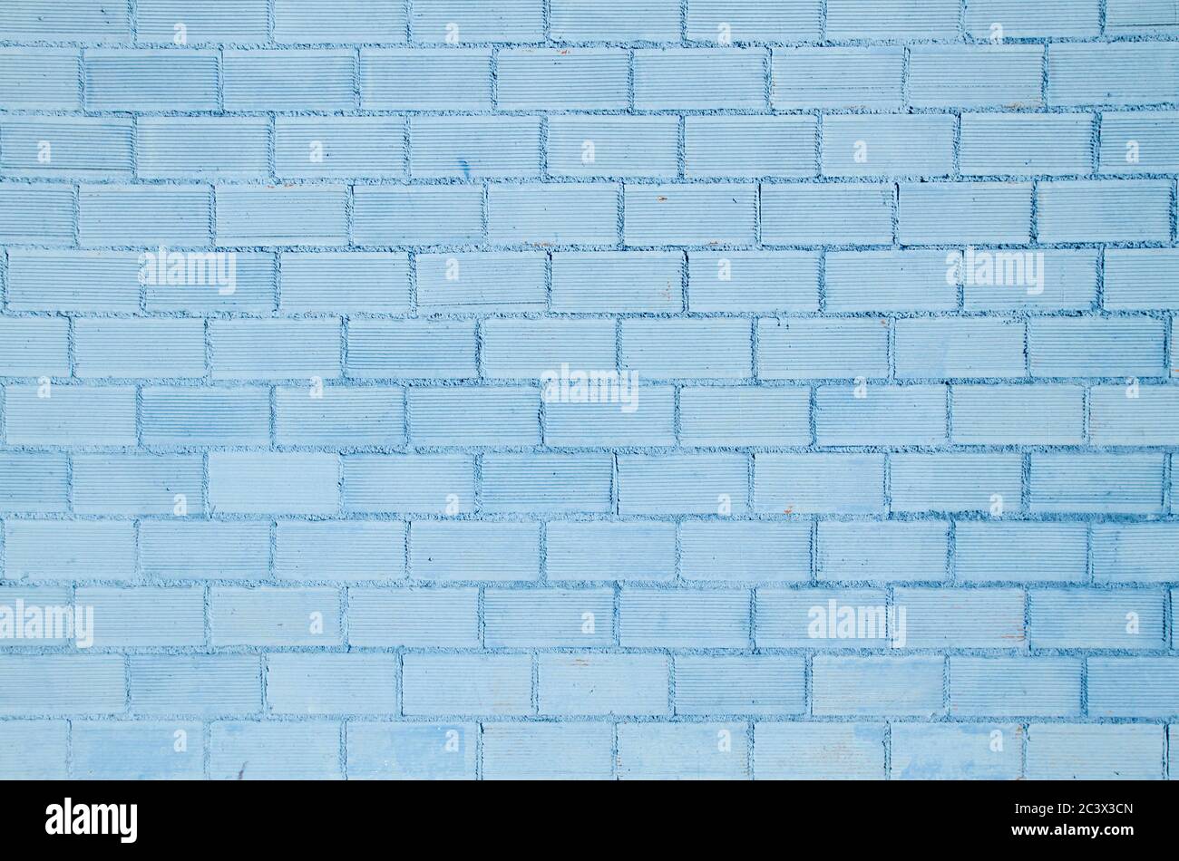 Old blue painted brickwall detail Stock Photo - Alamy