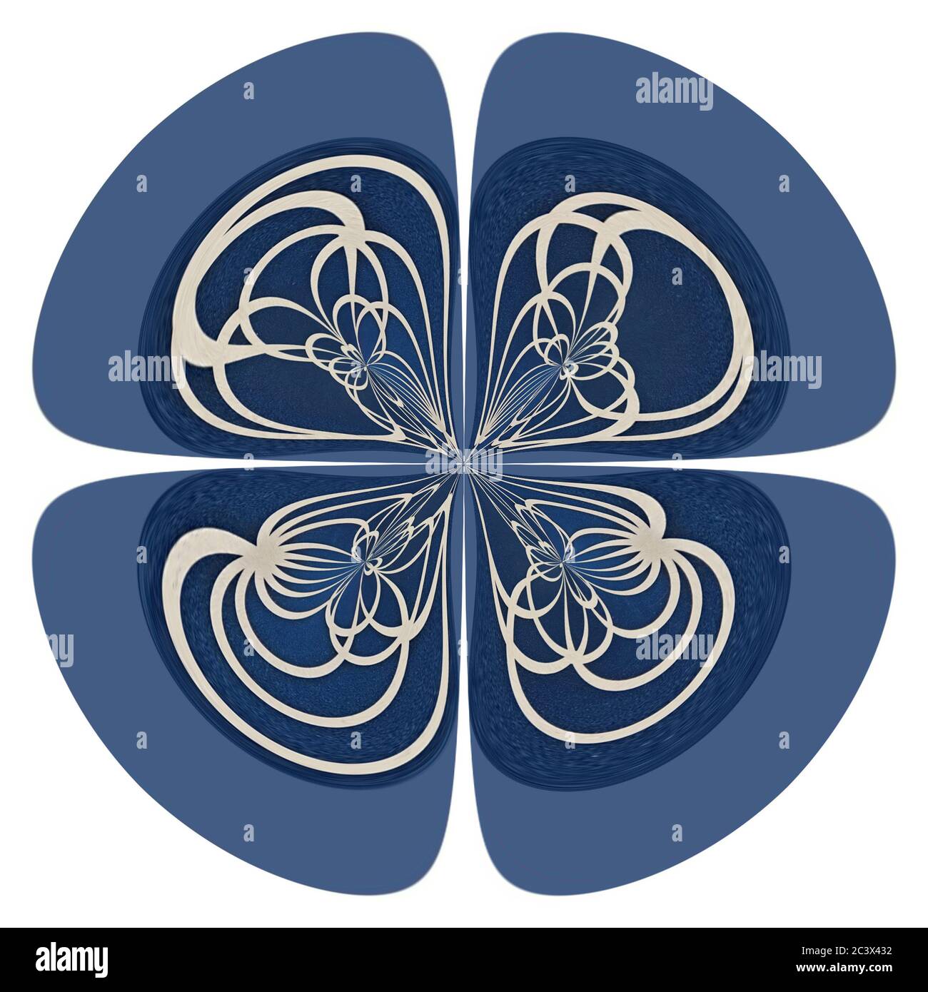 Blue and white orbs Stock Photo - Alamy