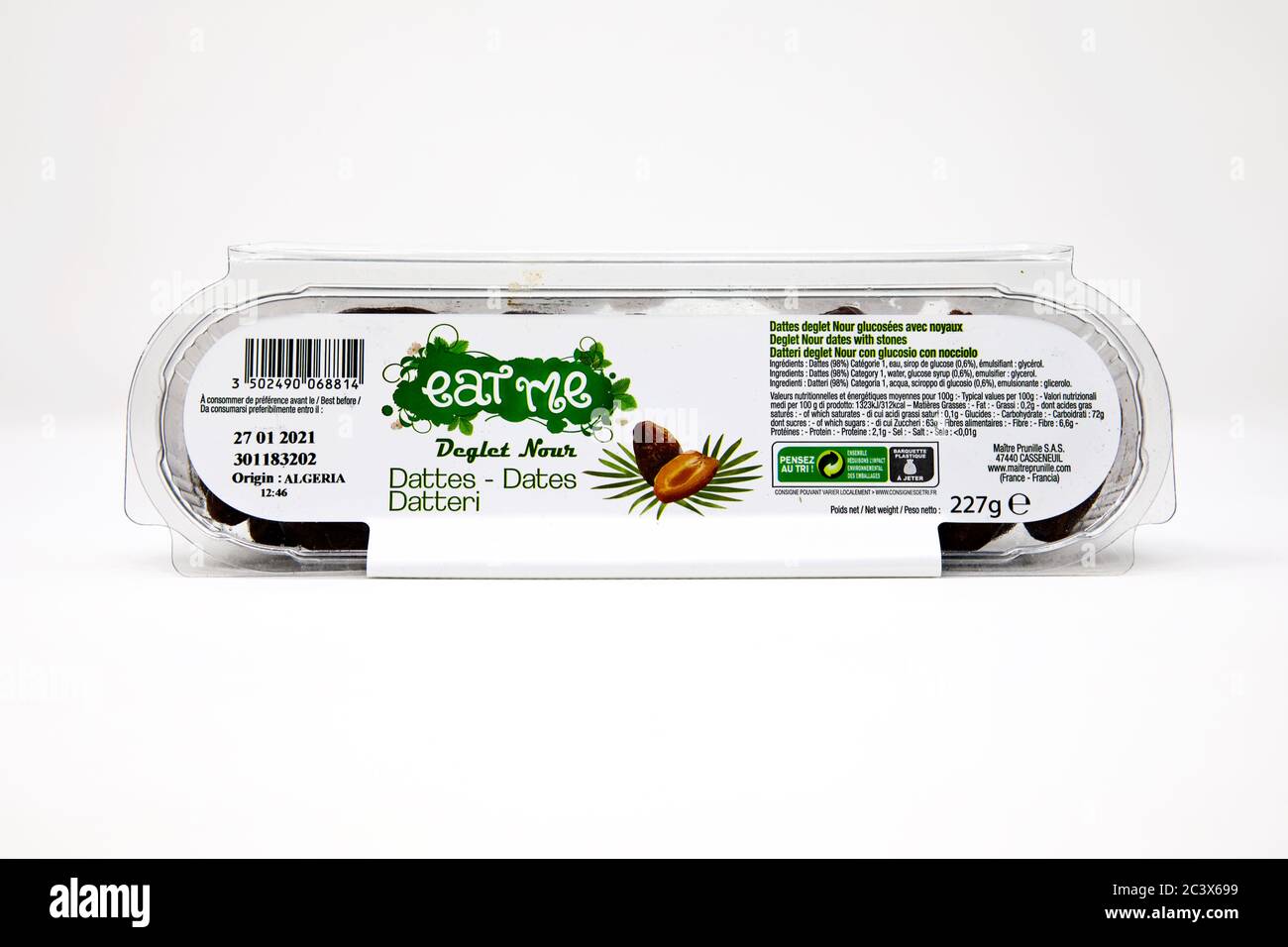 Eat Me Deglet Nour Dates Stock Photo - Alamy