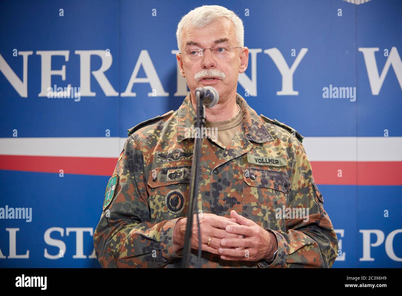Warsaw, Mazovian, Poland. 22nd June, 2020. General RAJMUND TOMASZ ...