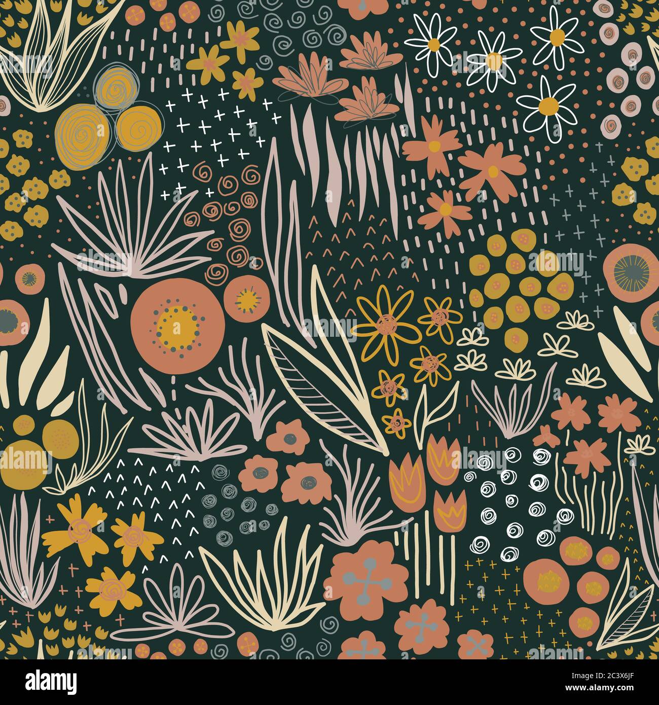 Fall Color Flower Graphics