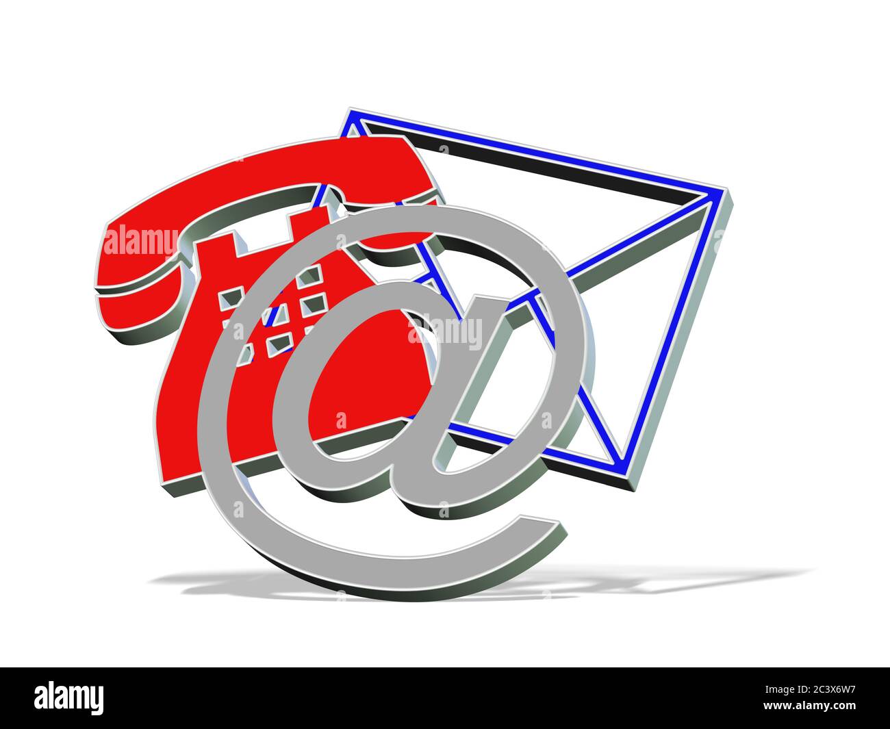 Different symbols for communication as an illustration Stock Photo - Alamy
