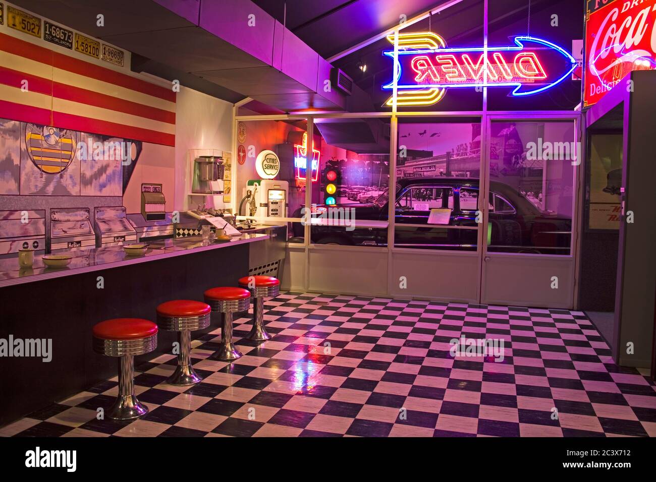 Oklahoma Route 66 Museum, Clinton City, Oklahoma, USA Stock Photo - Alamy