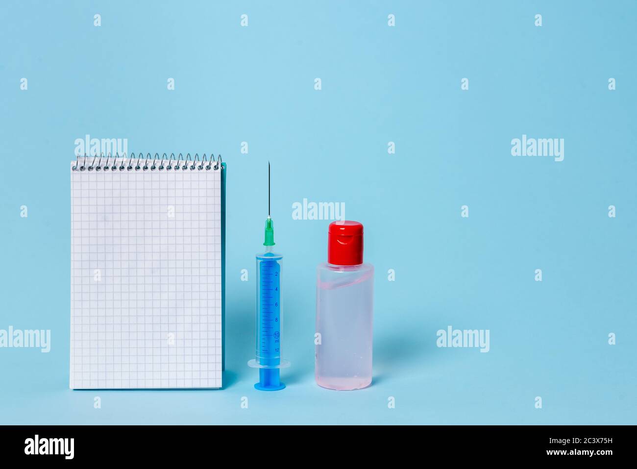 Set of Medical Equipment With Notepad For Health Condition Assessment ...