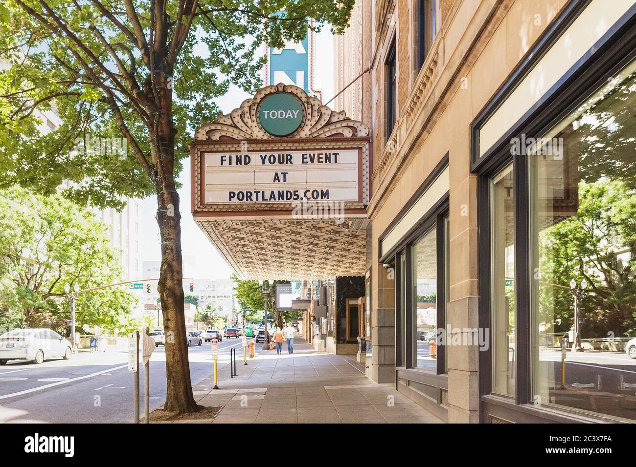 Portland, OR, USA - June 27, 2018: Arlene Schnitzer Concert Hall ...