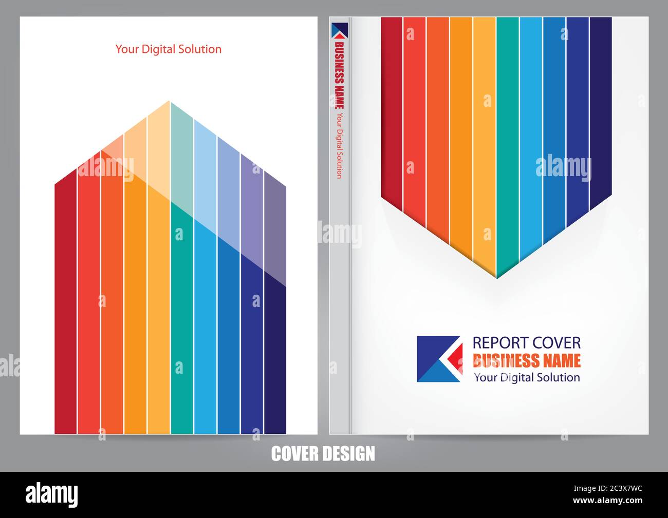 Annual report cover Business design Stock Vector Image & Art - Alamy