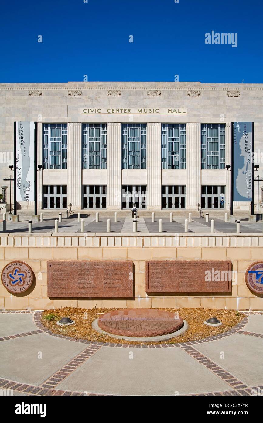Civic Center Music Hall, Oklahoma City, Oklahoma, USA Stock Photo - Alamy