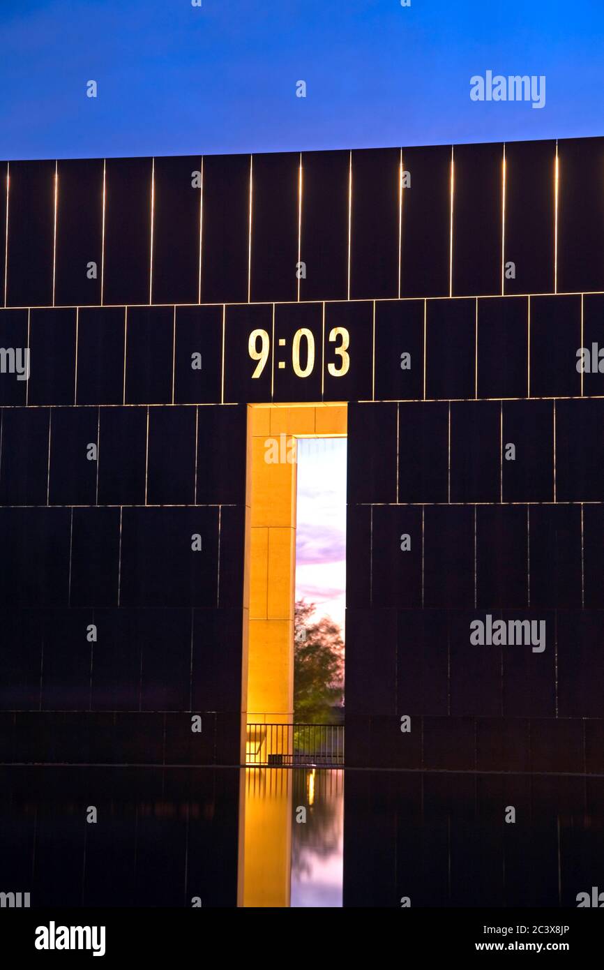 Gate of Time, Oklahoma City National Memorial, Oklahoma, USA Stock ...
