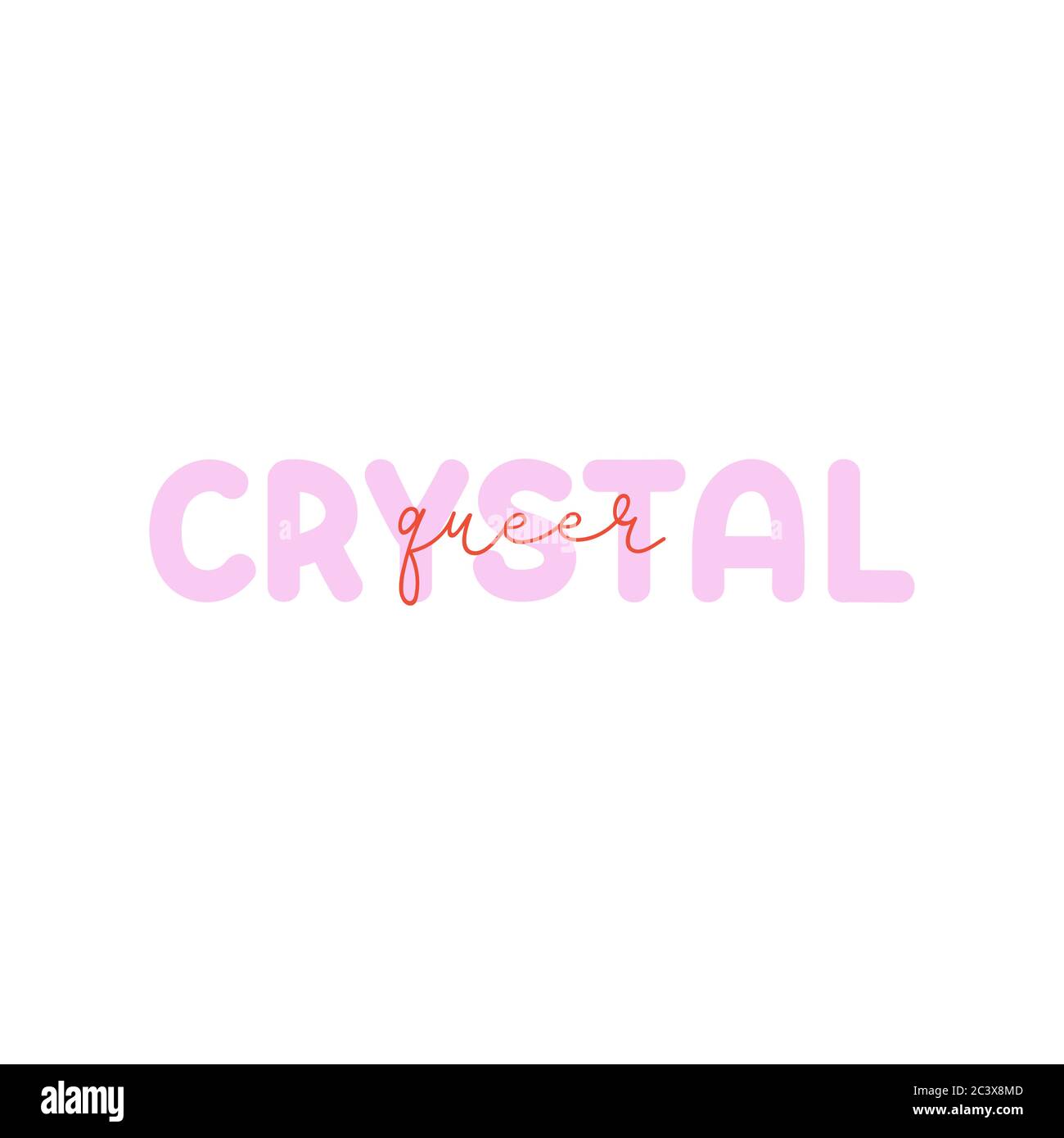 LGBTQ pride print with lovely typography. Vector hand drawn lettering ...