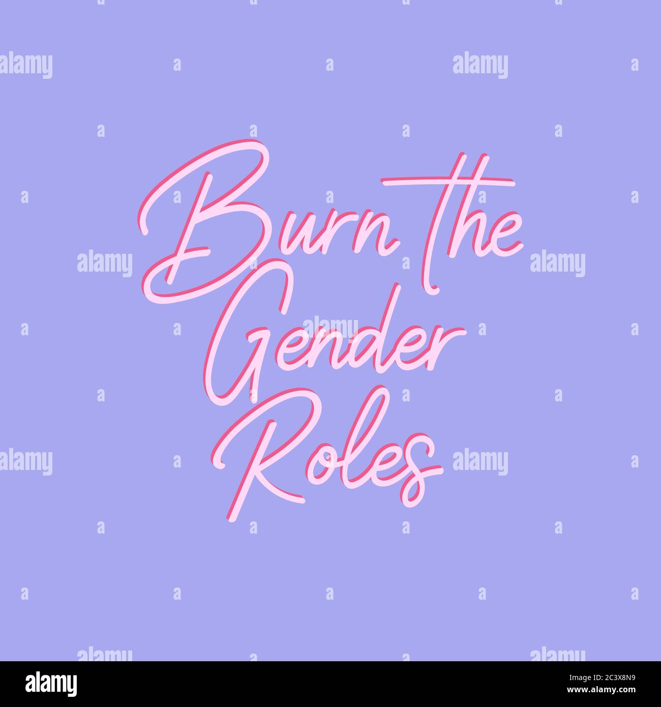 LGBTQ pride print with lovely typography. Vector hand drawn lettering ...