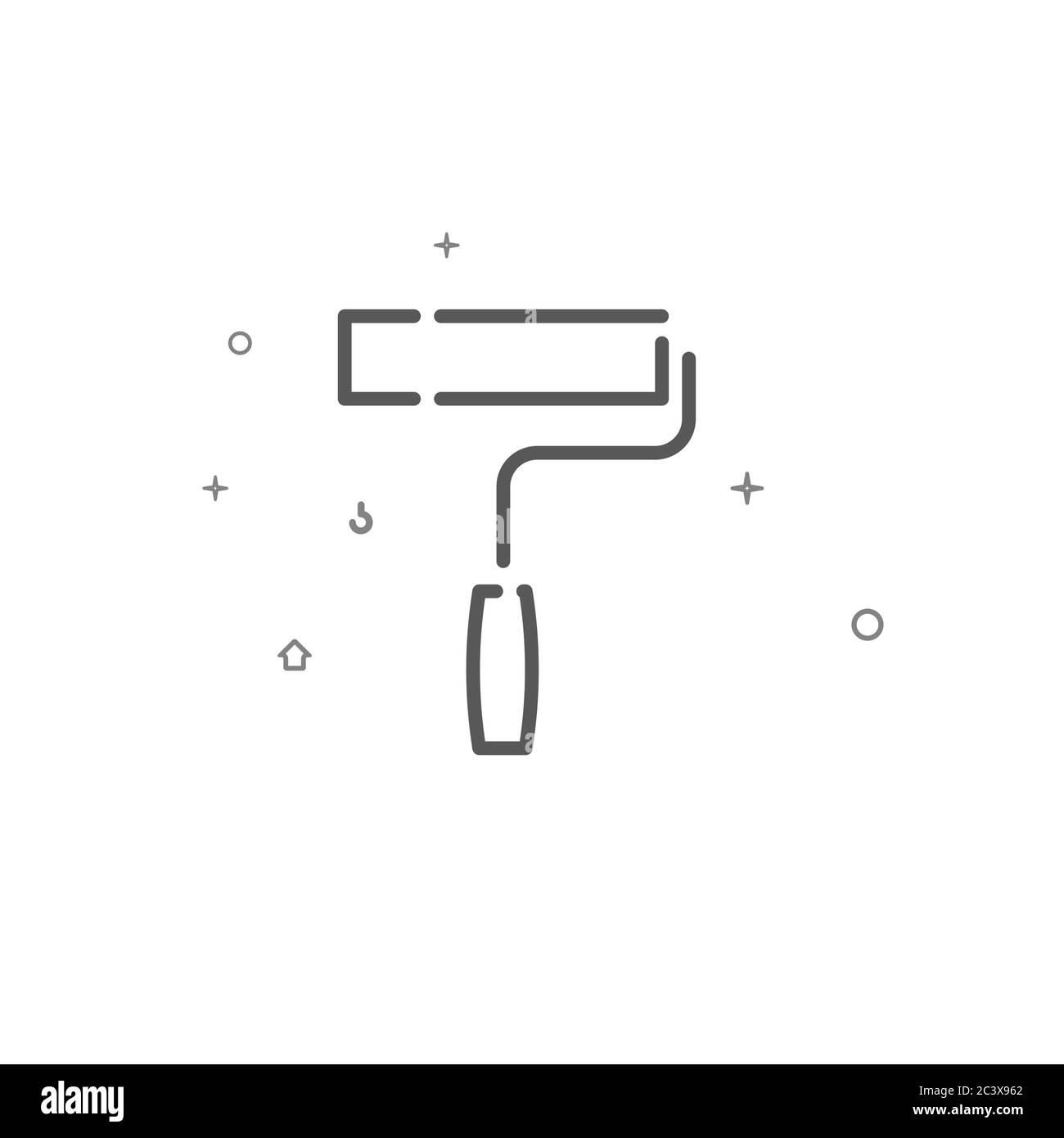 Repair works linear icon Stock Vector Images - Alamy