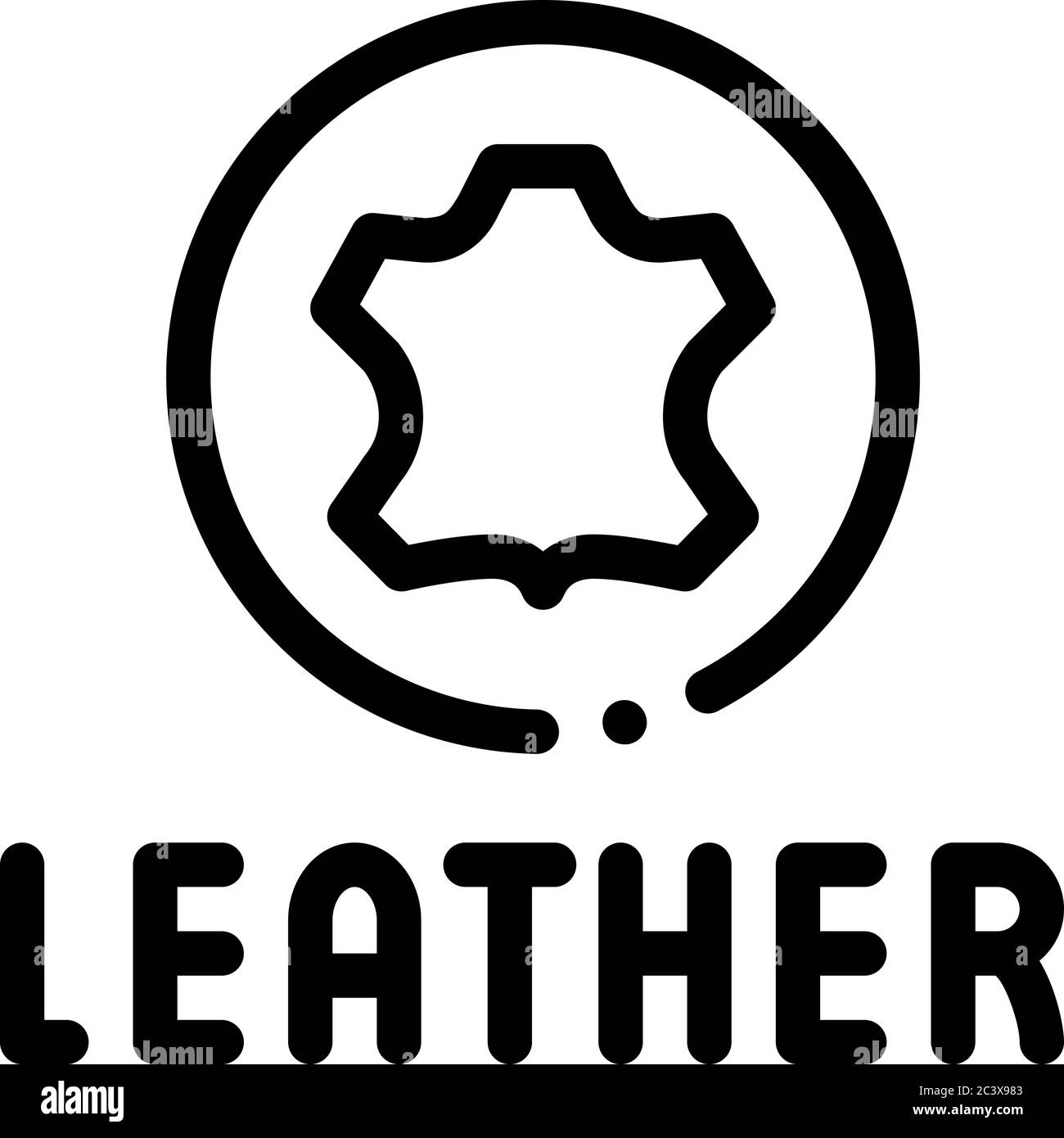 Black genuine leather Stock Vector Images - Alamy