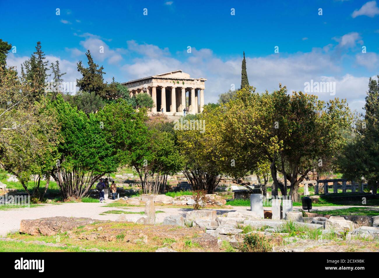 Agora of Athens, Greece Stock Photo - Alamy