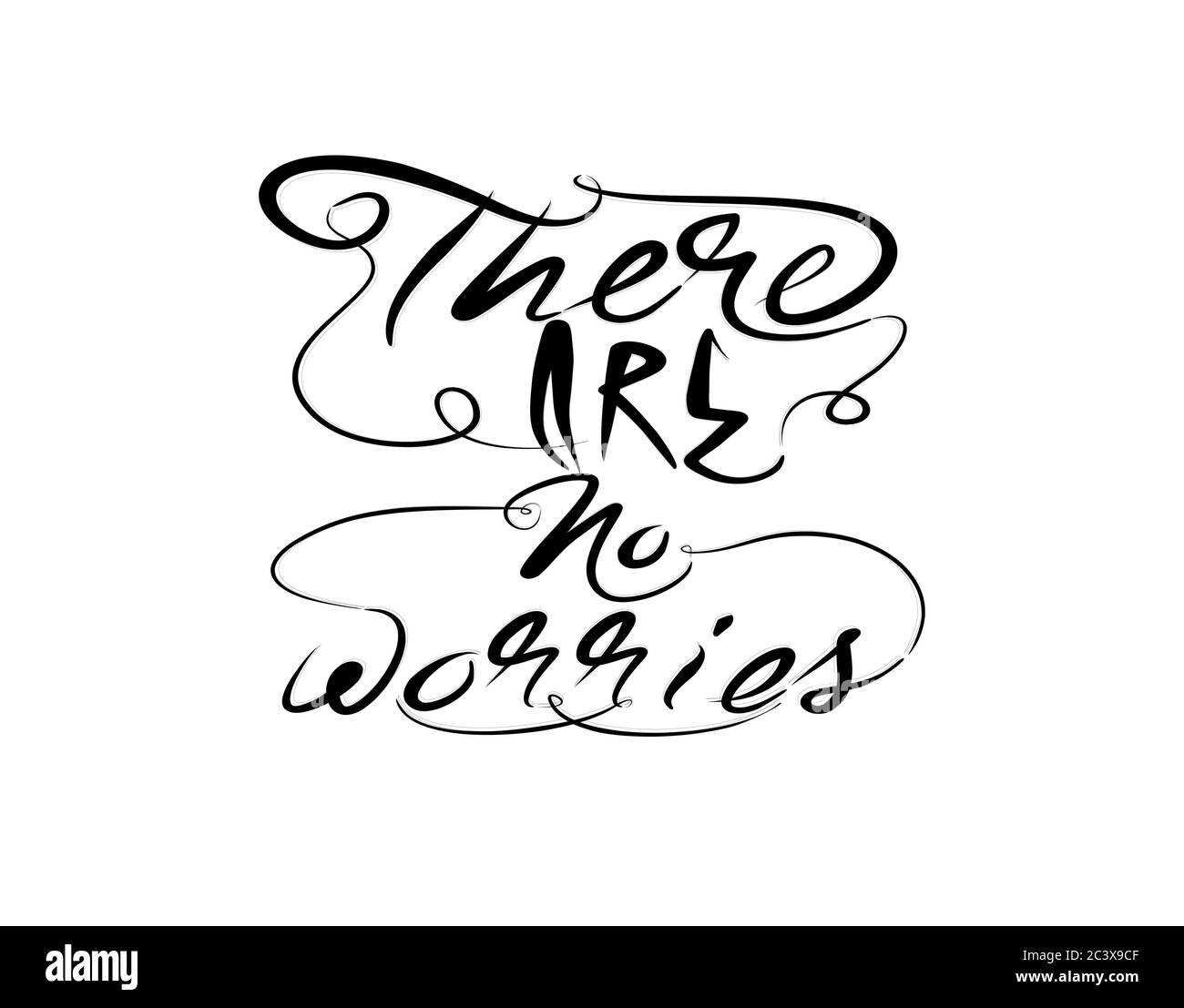 No worries hand sign Stock Vector Images - Alamy