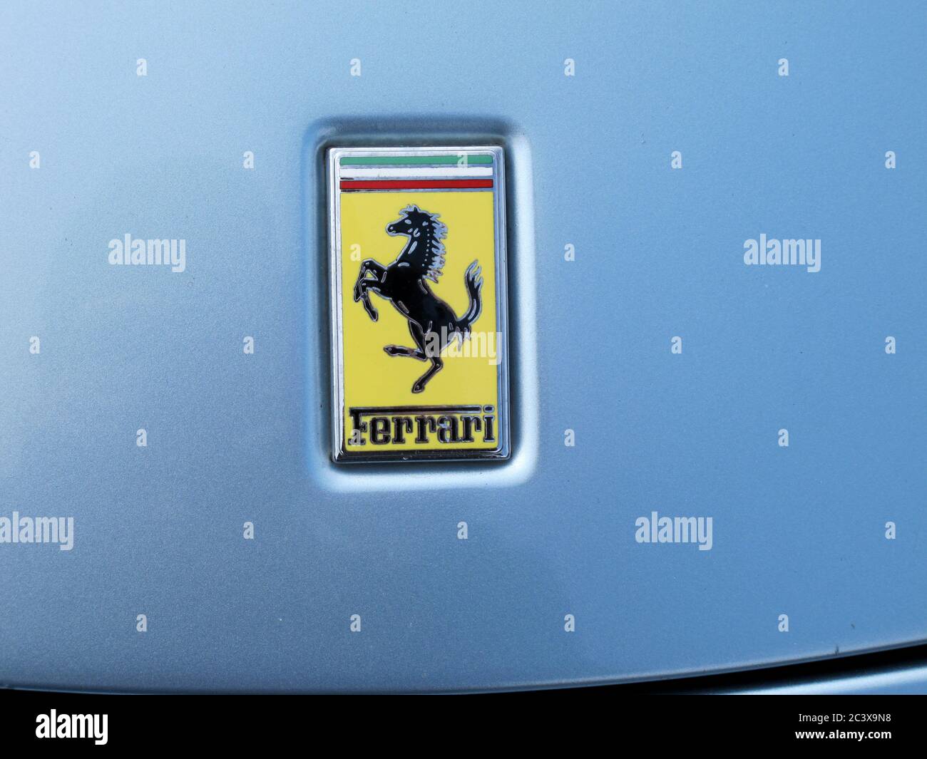 Bordeaux , Aquitaine / France - 06 14 2020 : ferrari f430 logo sign on ...