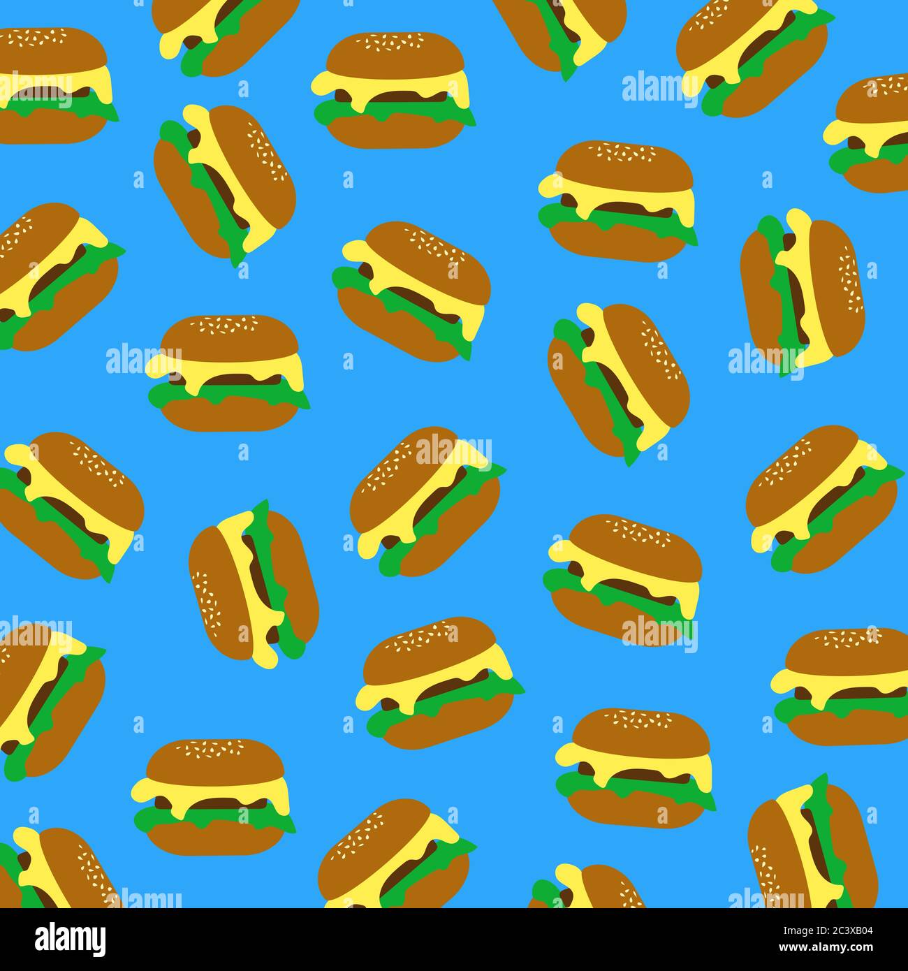 Mini burgers. Vector illustration Stock Vector Image & Art - Alamy