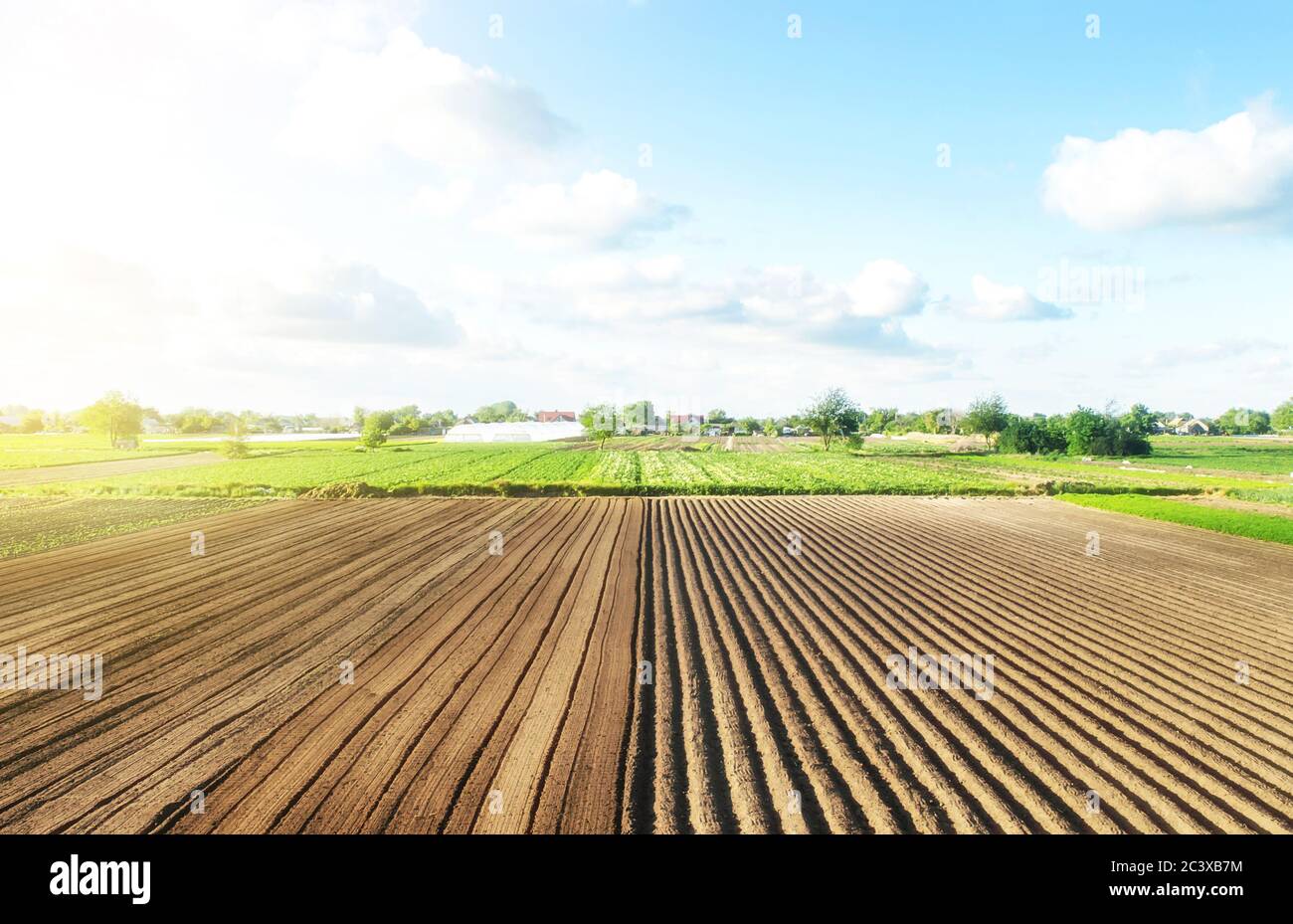 Farming Field Ridges Soil High Resolution Stock Photography and Images ...