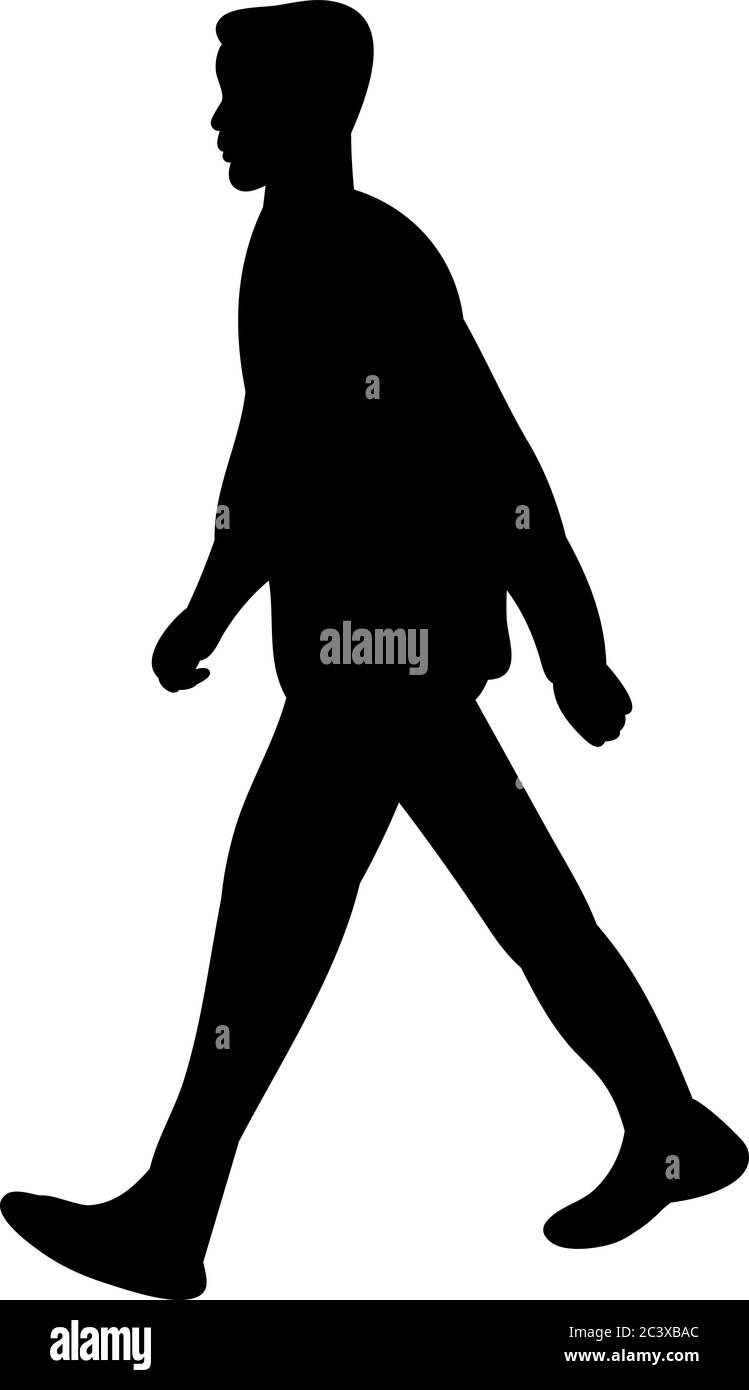 vector, isolated silhouette man walking Stock Vector Image & Art - Alamy vector, isolated silhouette man walking Stock Vector Image & Art - Alamy