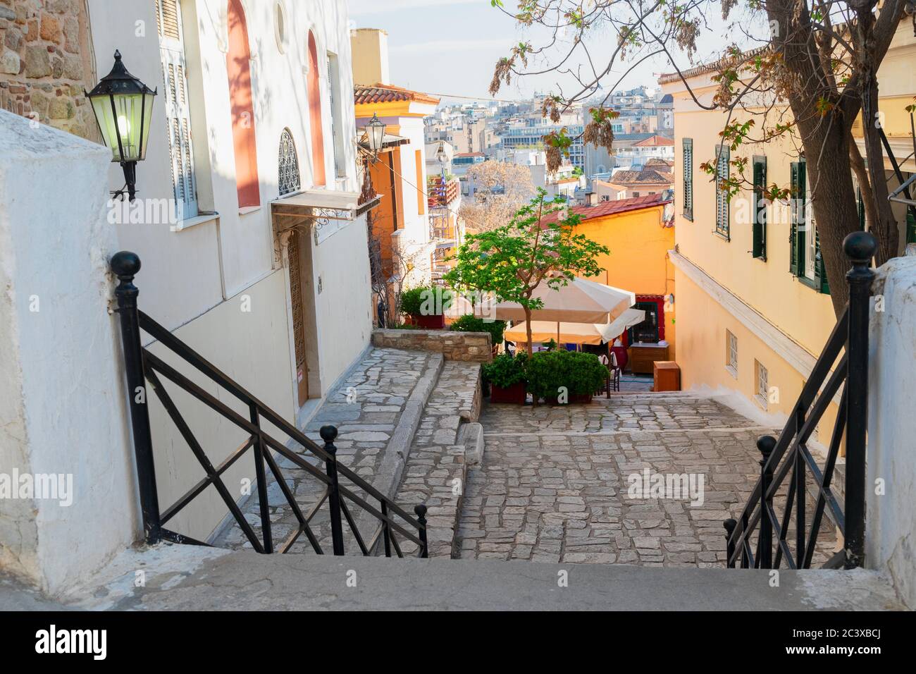 Street of Athens, Greece Stock Photo - Alamy