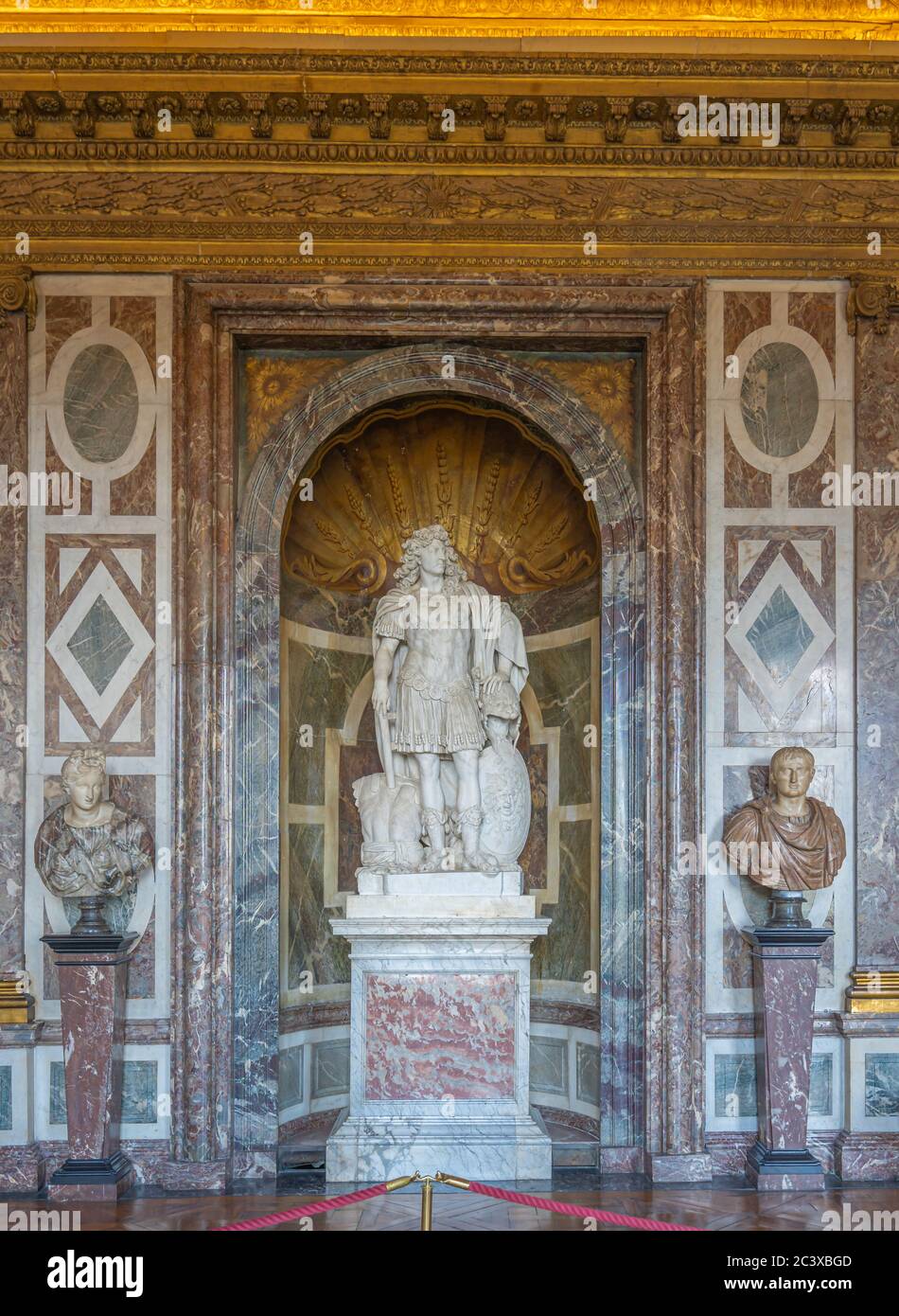 Versailles, France - 06 19 2020: Venus living room inside the Castle of ...