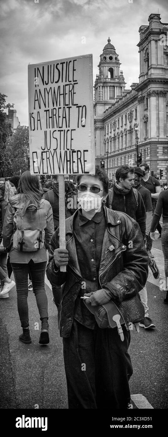 Floyd protests Black and White Stock Photos & Images - Alamy