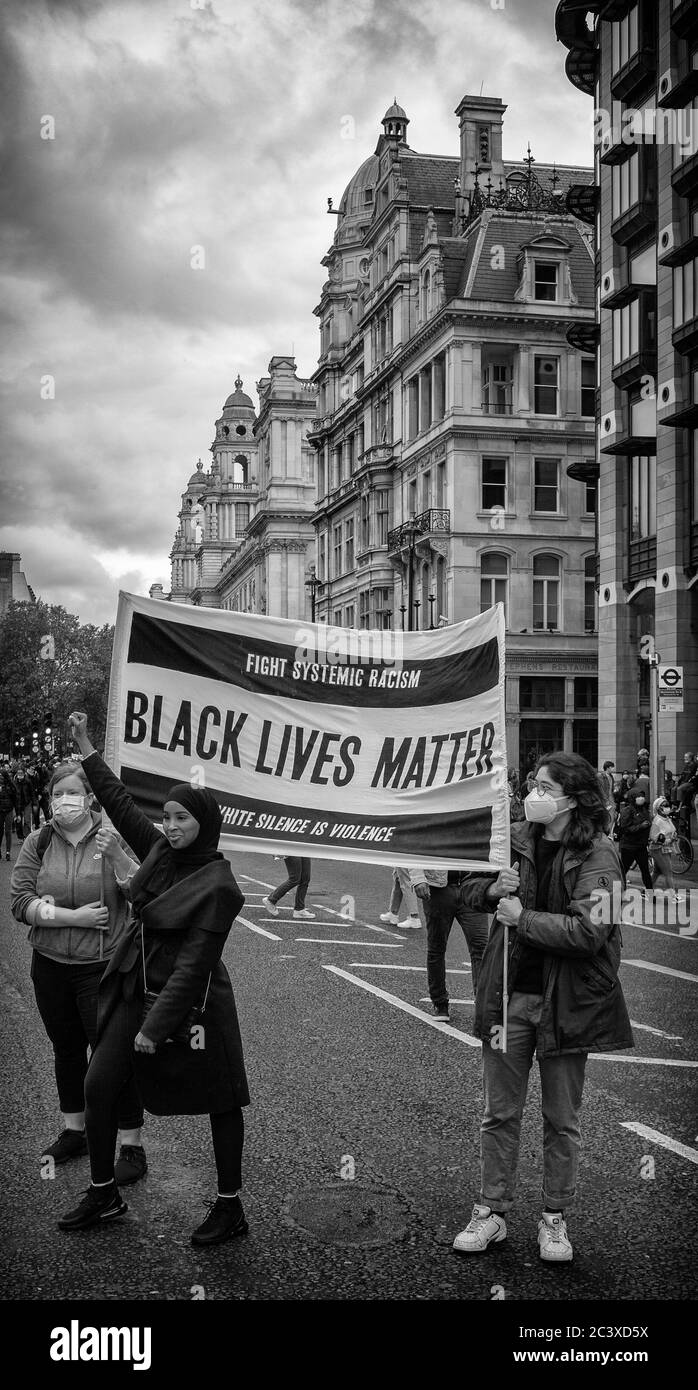 Blm protests london hi-res stock photography and images - Alamy