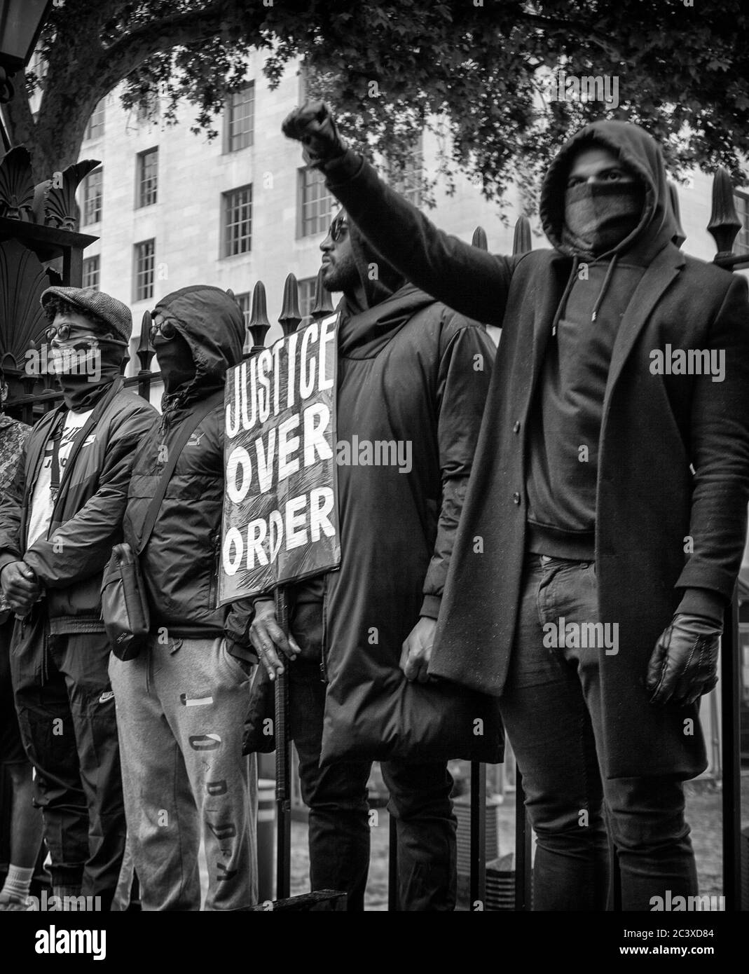 Floyd protests Black and White Stock Photos & Images - Alamy