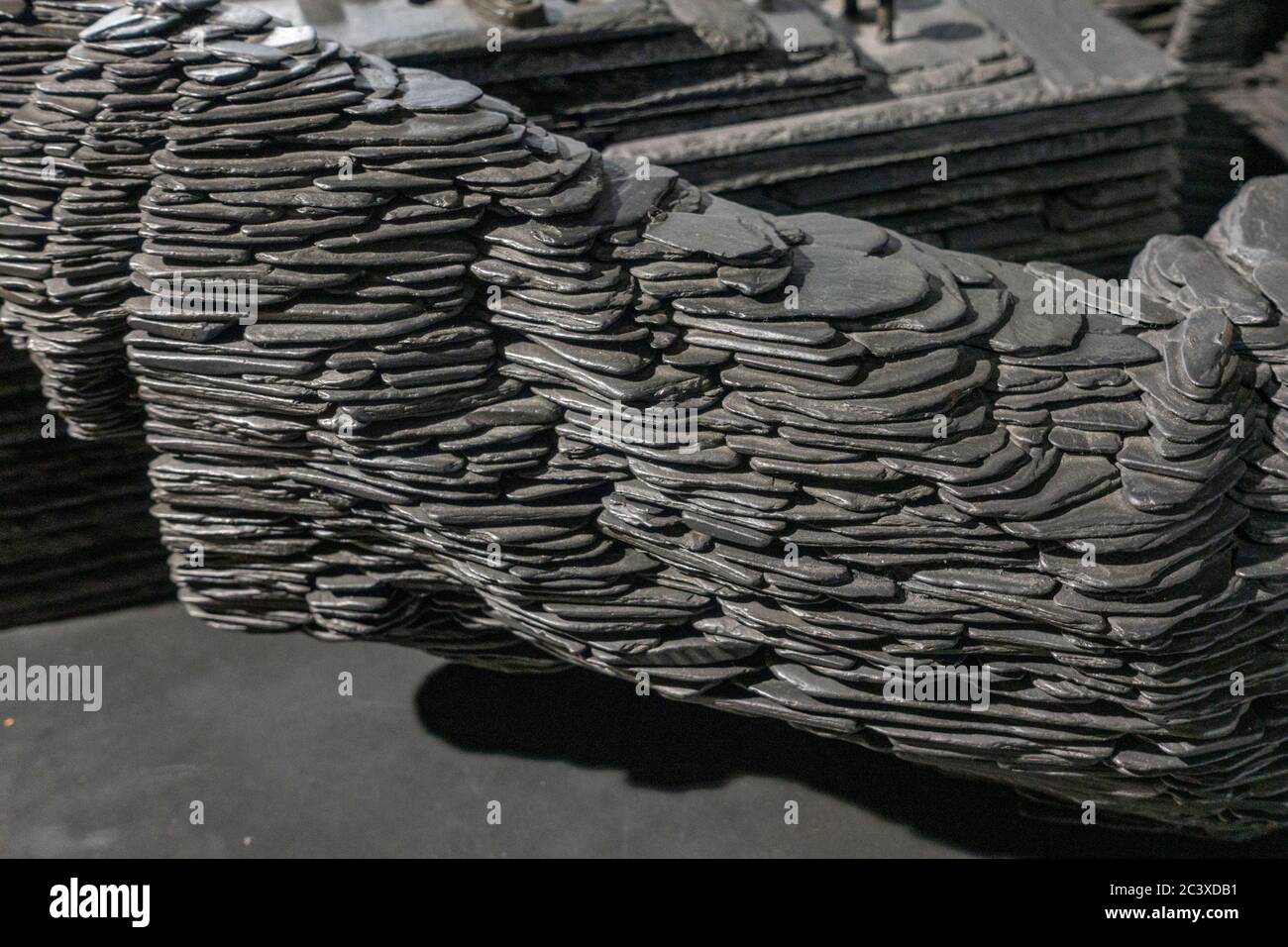 An unusual slate sculpture of Alan Turing (by Stephen Kettle) in ...