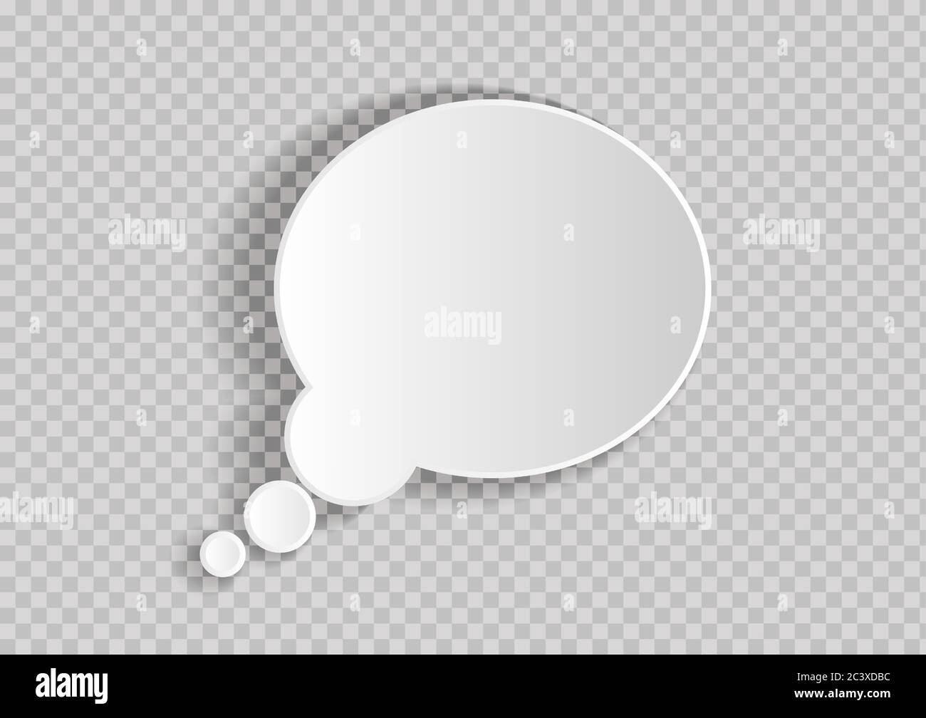 Abstract vector background of paper speech bubble for your own design ...