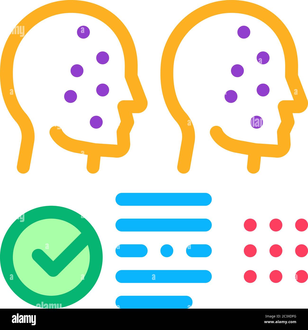 deepfake settings icon vector outline illustration Stock Vector Image ...