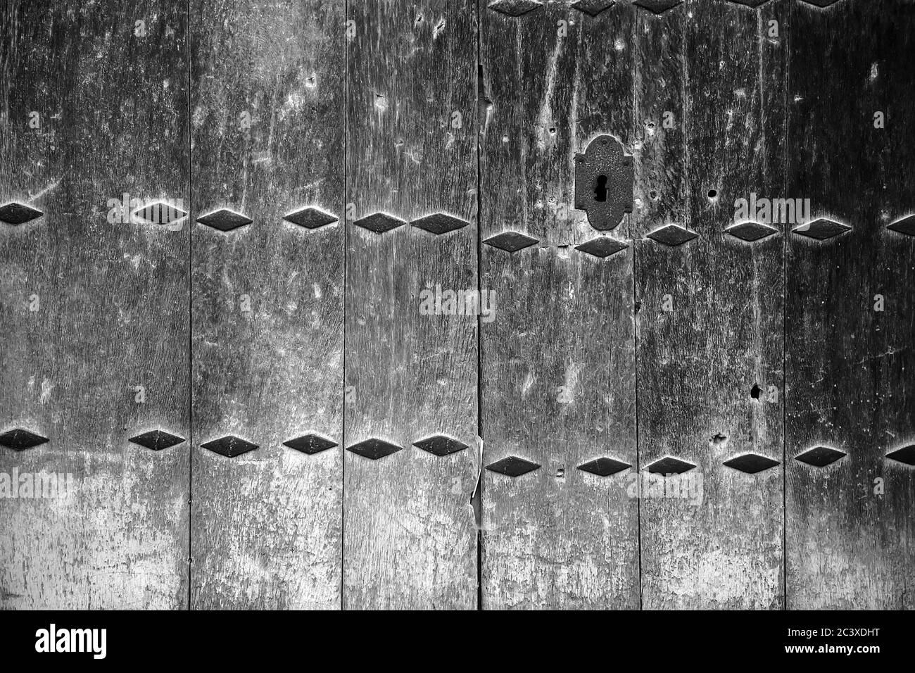 Lock on wooden door, construction and architecture, textures Stock ...