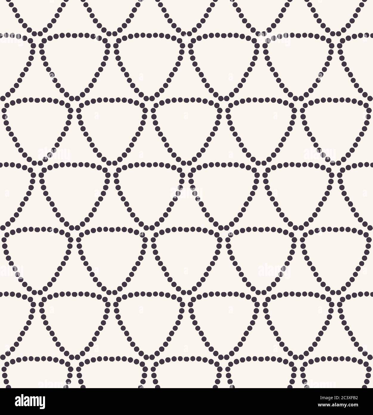 Seamless pattern hand drawn triangle dot grid background. Geometric ...