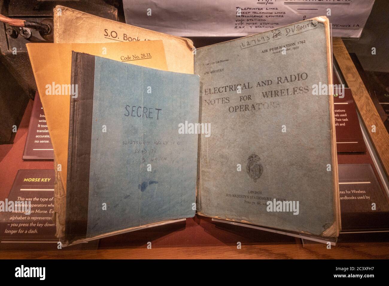 Handbooks with electrical and radio notes belonging to wireless ...