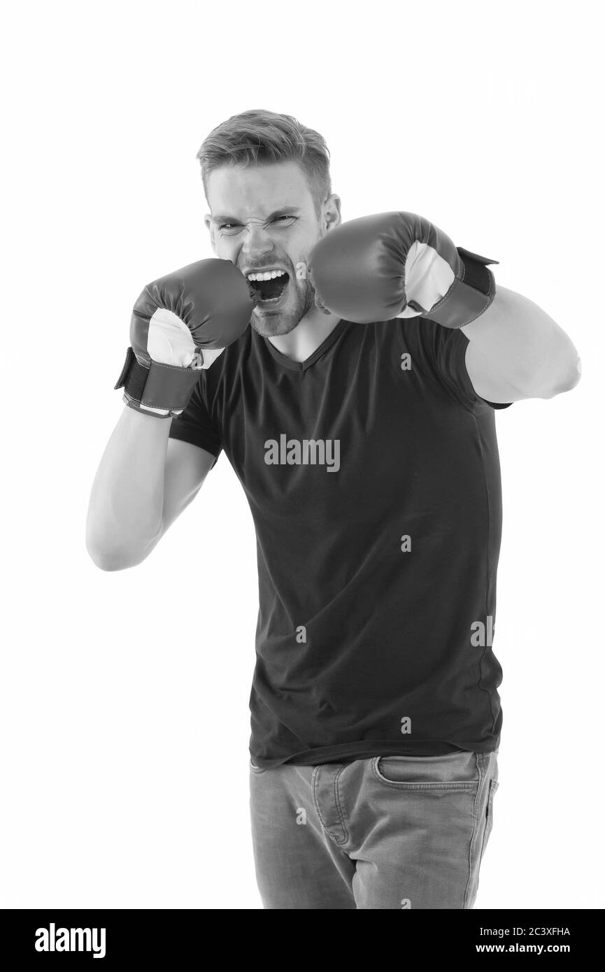 Famous boxing match Black and White Stock Photos & Images - Alamy