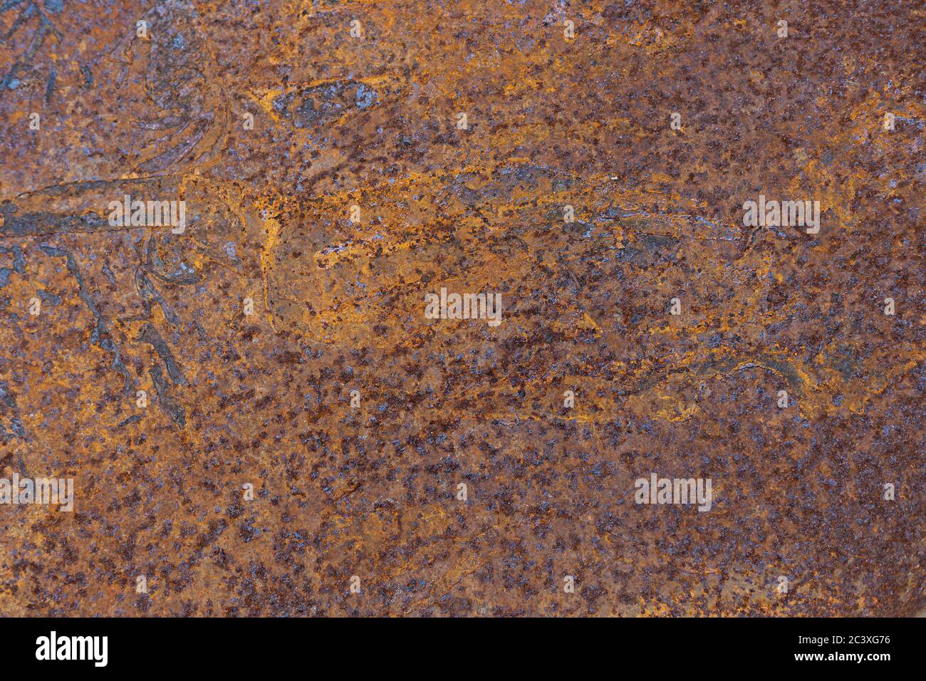 Rusted metal texture, rust and oxidized metal background. Old metal ...
